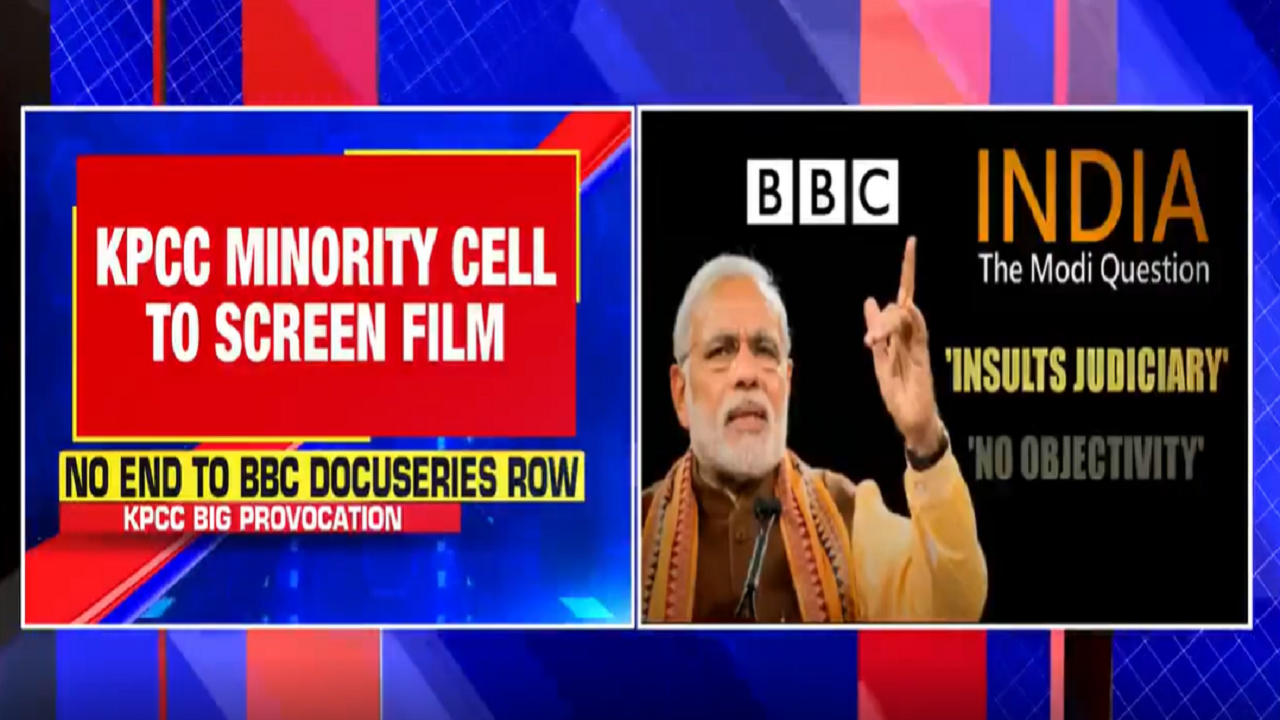 Video: Kerala Congress to screen banned BBC documentary on PM Modi on ...