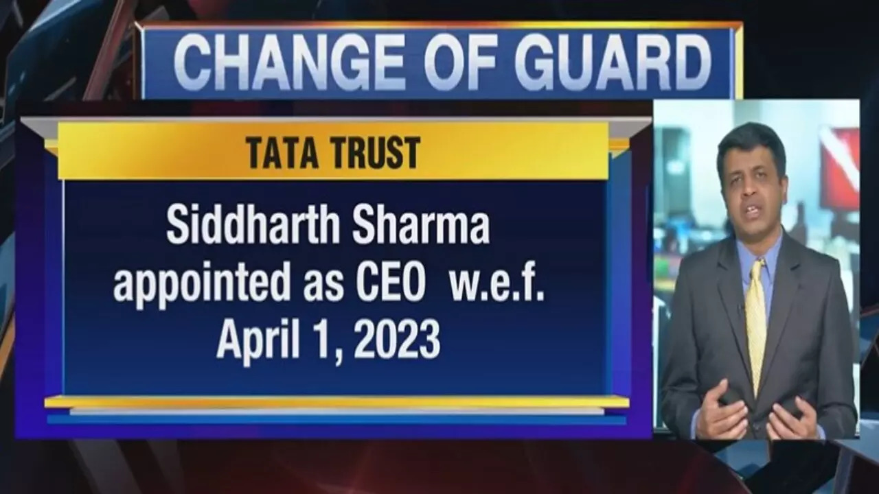 Siddharth Sharma appointed as Tata Trusts CEO, Aparna Uppaluri named ...