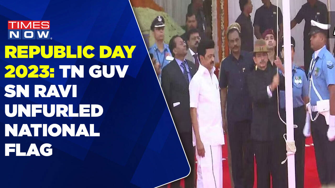Tamil Nadu Governor RN Ravi Takes The Salute From Indian Navy On 74th ...