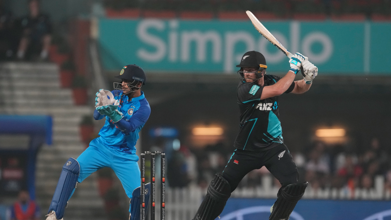 Devon Conway, Daryl Mitchell and spinners guide NZ to 21-run win over India in first T20I ...