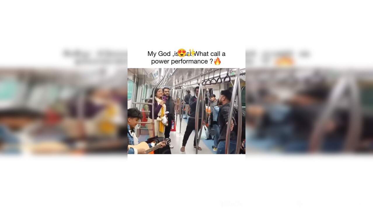 Viral video: Man sings SRK's Hawayein in Delhi metro, his soulful voice wins hearts | Times Now