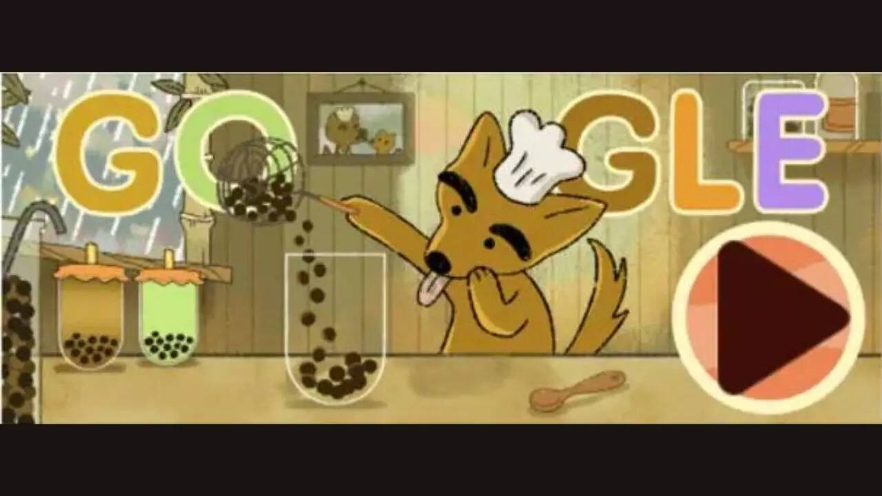 Google Doodle today | Google Doodle celebrates bubble tea with a design ...