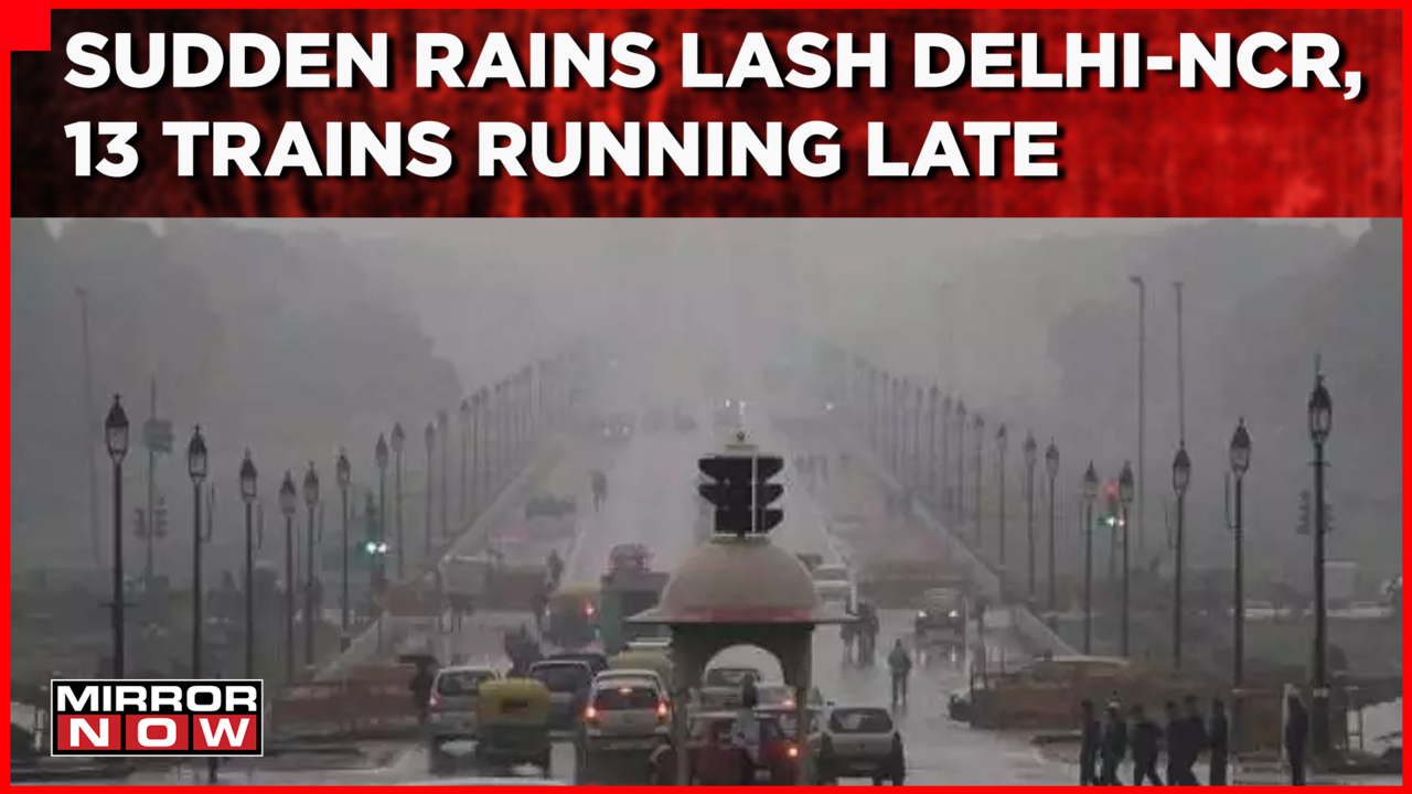 Delhi Rainfall: Sudden Rains Lash National Capital, Water Logging In ...