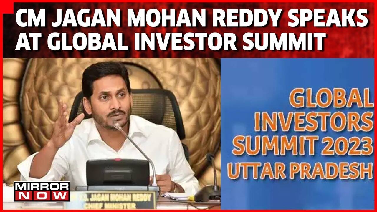 Andhra Pradesh CM Jagan Mohan Reddy Speaks At The Global Investor Summit | Mirror Now | Times Now