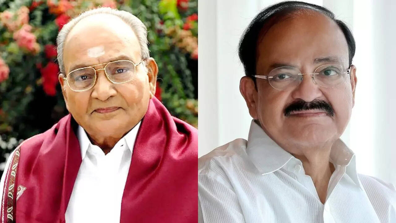 CM Venkaiah Naidu mourns demise of legend Telugu filmmaker K ...