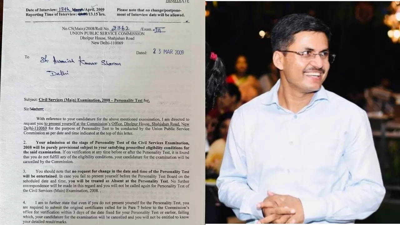 UPSC IAS Topper shares his Interview Call Letter, Netizens ask "Ye ...
