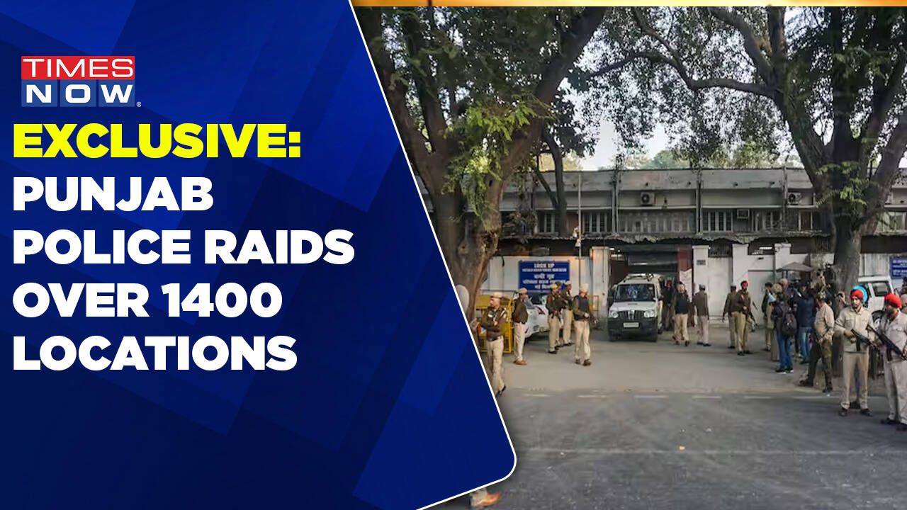 Punjab: Police Raid Over 1400 Locations Linked To Alleged Gangsters ...