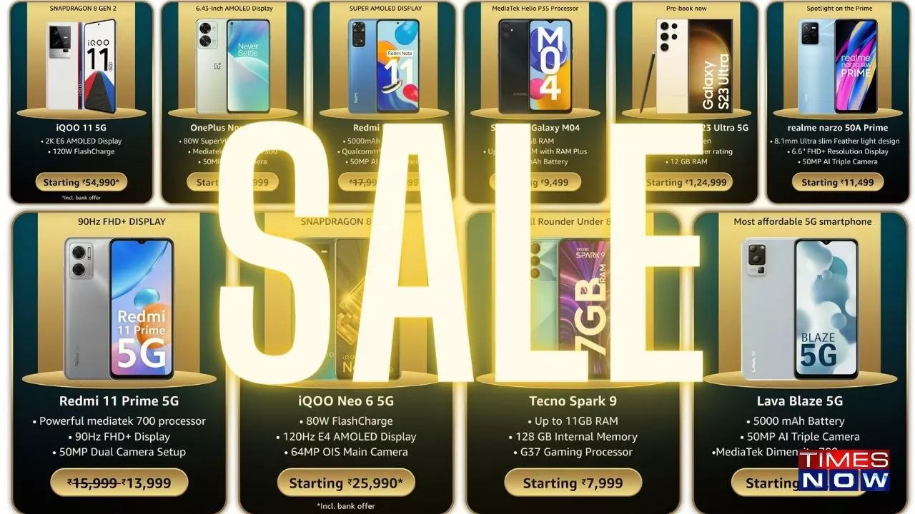 Amazon Prime Phones Party: Get upto 40% discount on smartphones till ...