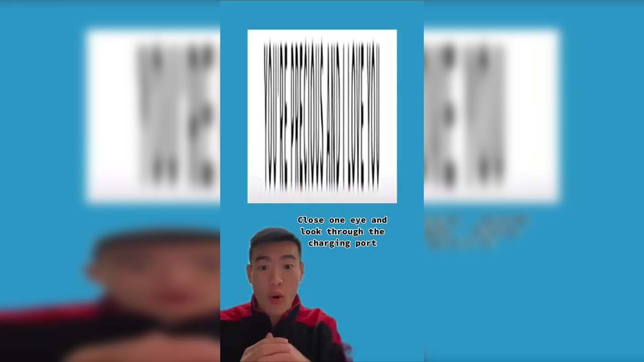 Can you read the secret message in this viral optical illusion?