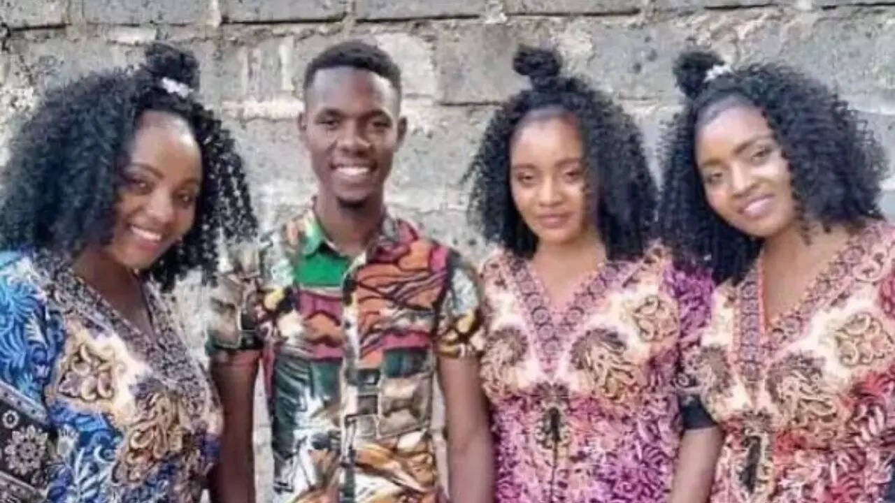 Identical triplets marry the same man in a bizarre incident in Kenya ...