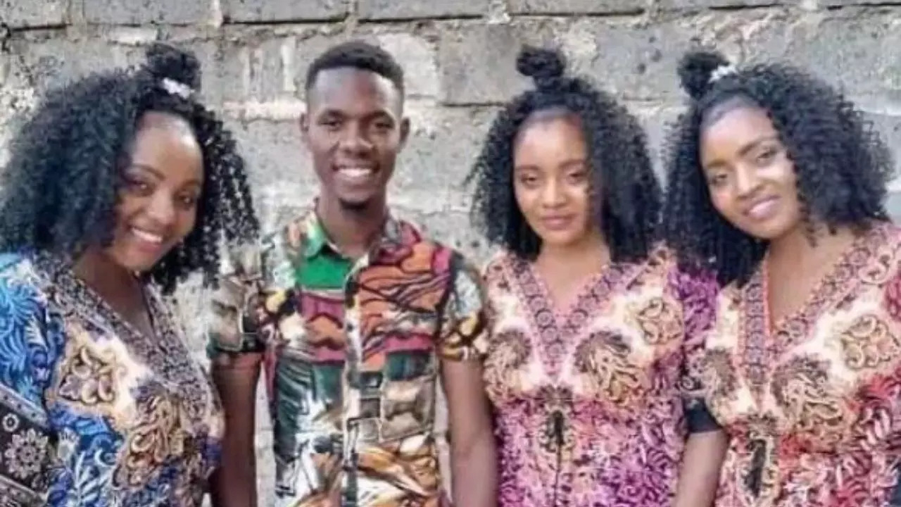 Identical triplets marry the same man in a bizarre incident in Kenya ...