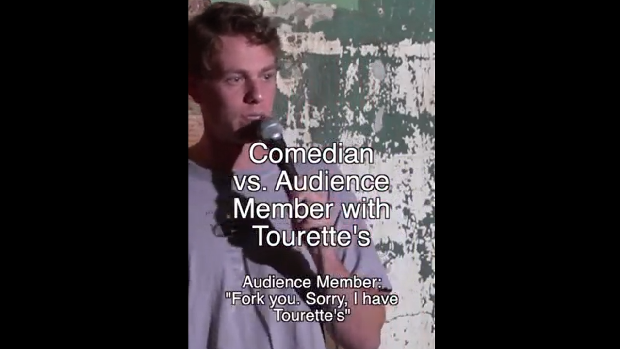 Stand-up comedian earns praise and respect for the way he handled an ...