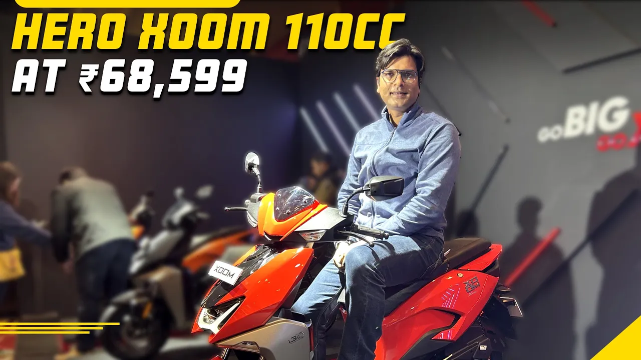 2023 Hero Xoom 100cc launched in India- Price, Variants, Specs ...