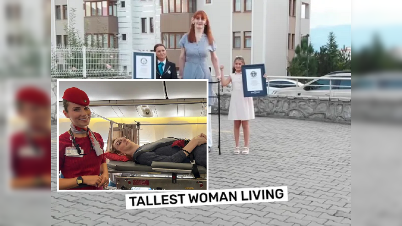 Rumesya Gelgi, the world's tallest woman, says she has to book six ...