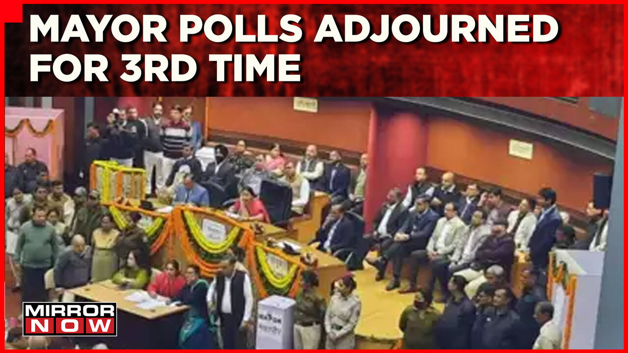 Delhi Mayor Election Went For A Toss On Monday After MCD House Adjourned Due To Ruckus By AAP & BJP