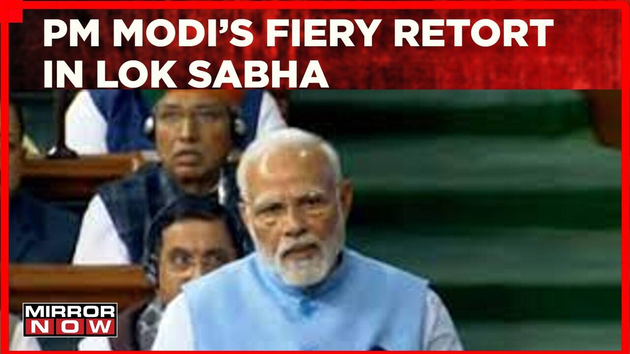 PM Modi Reverts To Opposition In Lok Sabha Over Adani Row | Latest ...