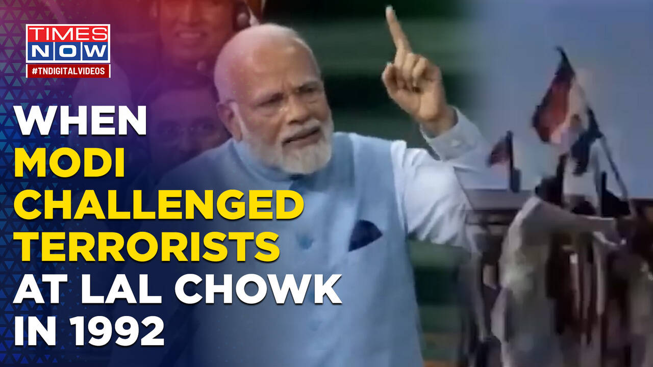 'When I Unfurled Tricolor At Lal Chowk In 1992':PM Modi's Fiery Retort ...