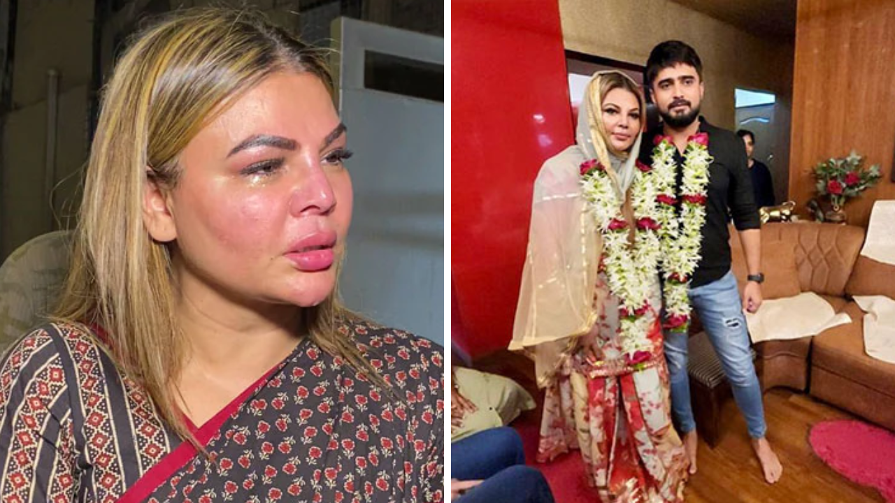 Rakhi Sawant breaks down outside court, says ‘Adil Khan Durrani ne mujhe zinda laash bana diya ...