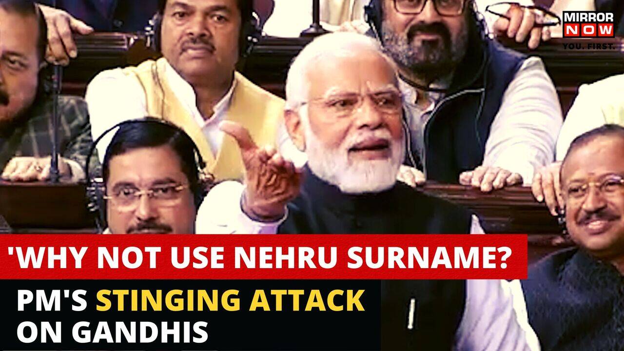 PM Modi's Stinging Attack On Gandhis: 'Why Not Use Nehru's Surname? | Times Now