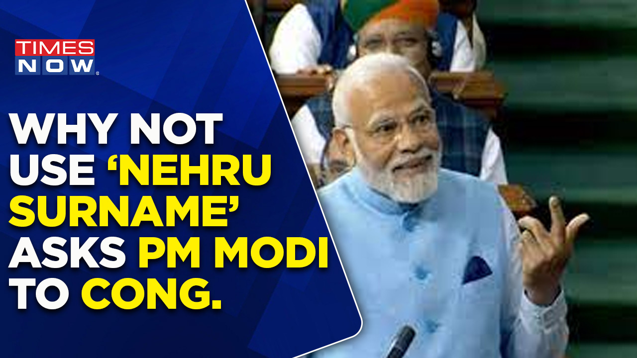 PM Modi Launches Severe Critique Of Congress | 'Afraid To Use Nehru Surname' | English News ...