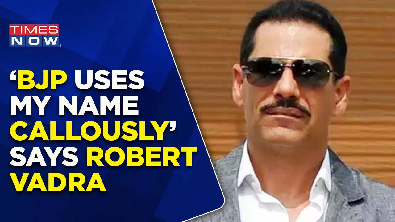 Robert Vadra Says 'BJP Uses My Name Callously' | 'Attacked When BJP's ...