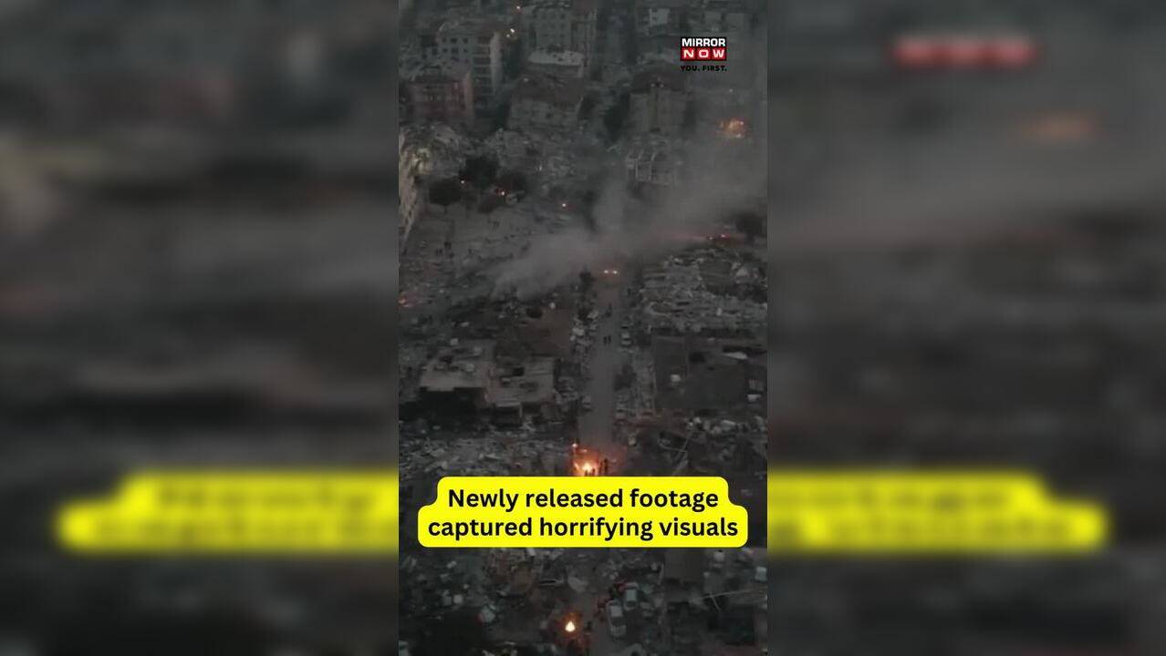 Turkey Earthquake: Drone Footage Shows Devastating Visuals In Hatay ...