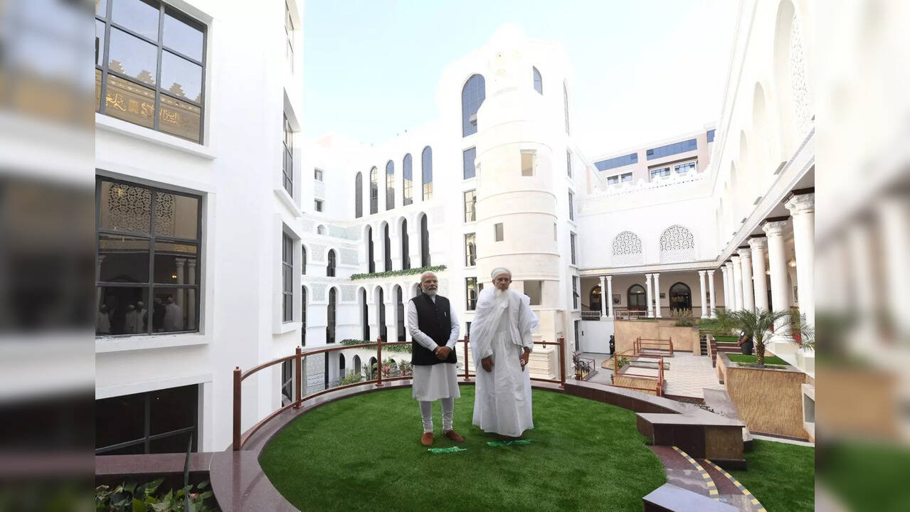 IN PICTURES: PM Modi's visit to Dawoodi Bohra Muslims' new educational ...