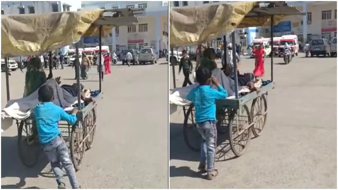 [WATCH] Medical apathy in MP: 6-Yr-old boy takes father to hospital on ...