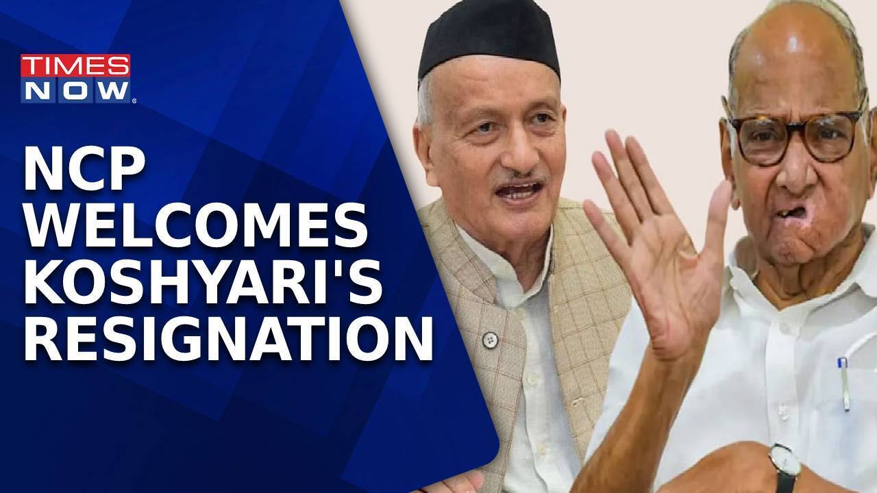 NCP Welcomes Bhagat Singh Koshiyari Resignation | Ramesh Bais Takes ...