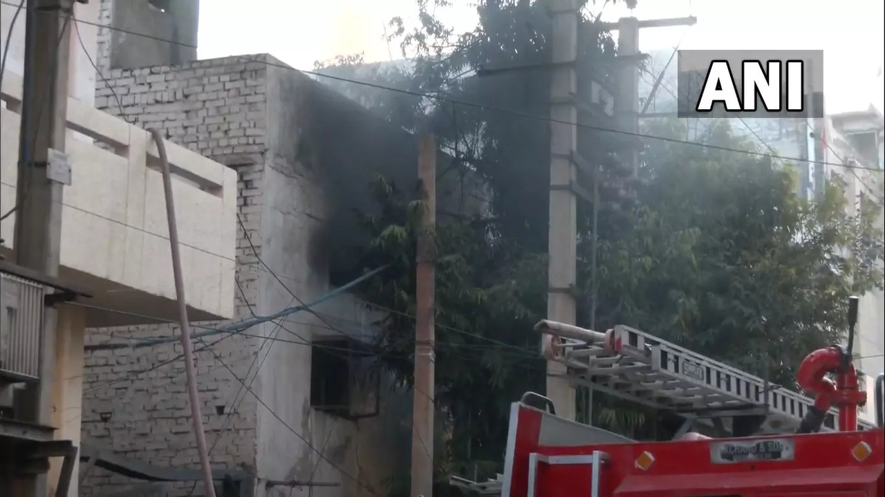 Watch: Massive fire breaks at Rama industrial area in Karampura; no ...