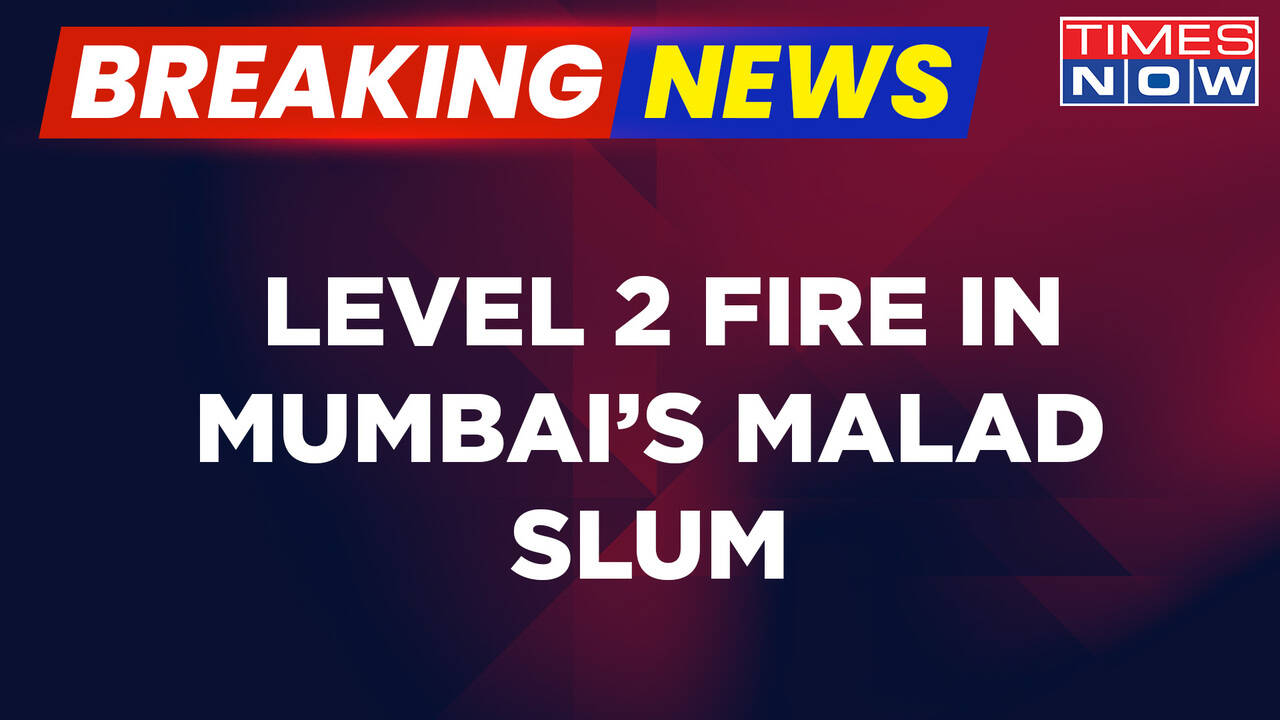 Breaking News | Level 2 Fire In Malad Slum | Fire Brigade On The Spot ...