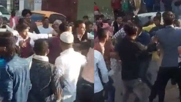 Wedding fights video | Fight breaks in UP wedding after groom's fufaji ...