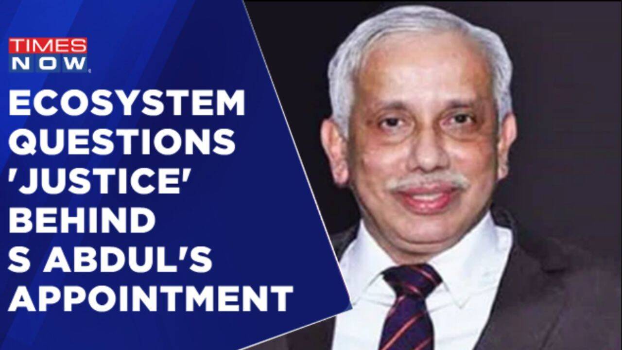 'Dharma First' For Justice S Abdul Nazeer, Ecosystem Claims 'Reward For ...