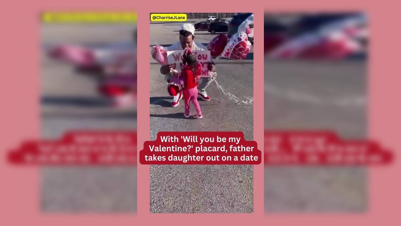 Father Daughter Duo Makes Memories On Valentine S Day Date