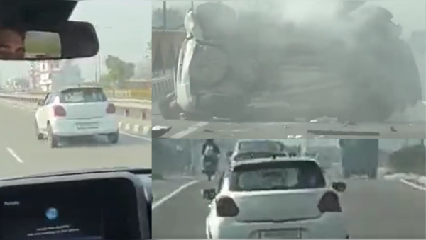 Watch: Maruti Suzuki Swift crumbles as car stunt goes horribly wrong ...