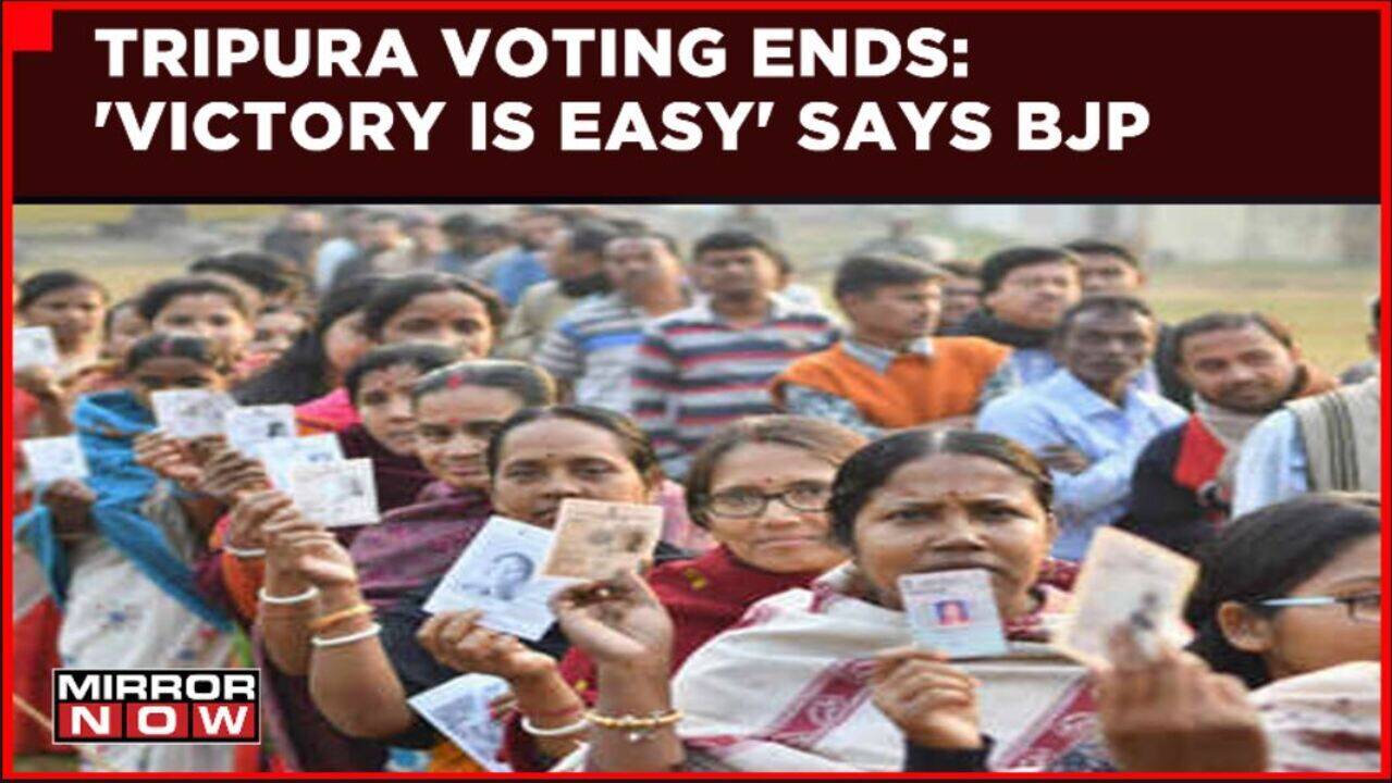 Tripura Voting Ends | 'Victory Is Easy' Says BJP | 'I Am Here To Deliver' Says Tipra Motha Chief ...