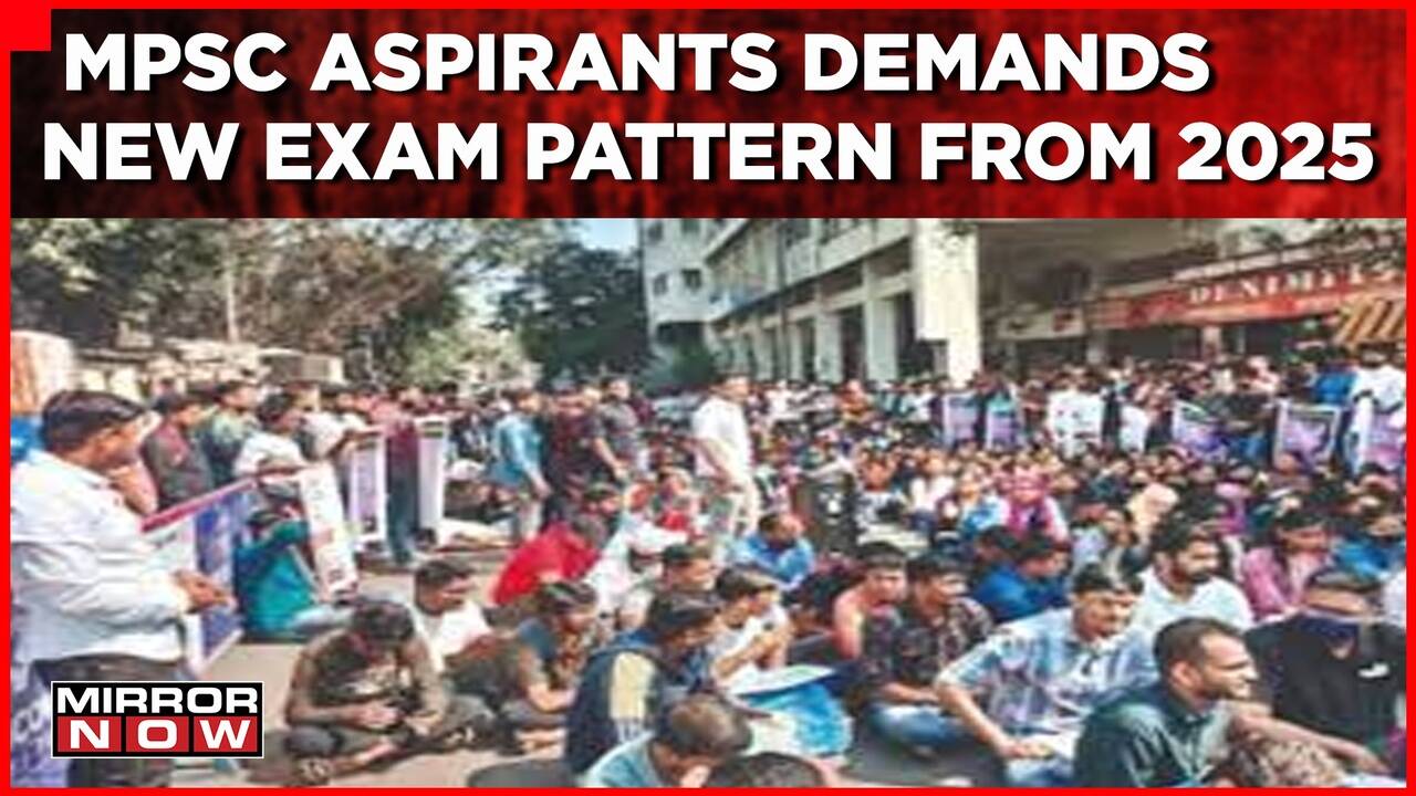 MPSC Aspirants Protest Over New Exam Pattern | Pledge To Boycott BJP In ...