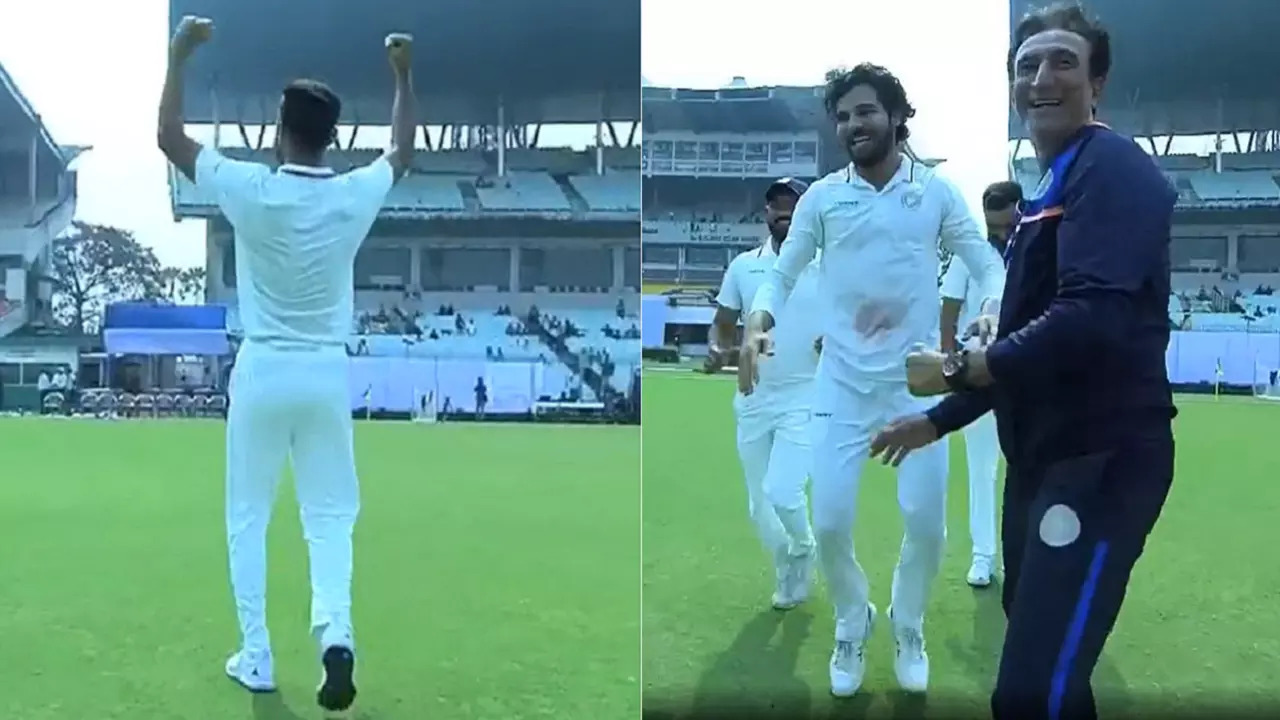 WATCH: Jaydev Unadkat's priceless reaction after leading Saurashtra to Ranji Trophy 2022-23 ...