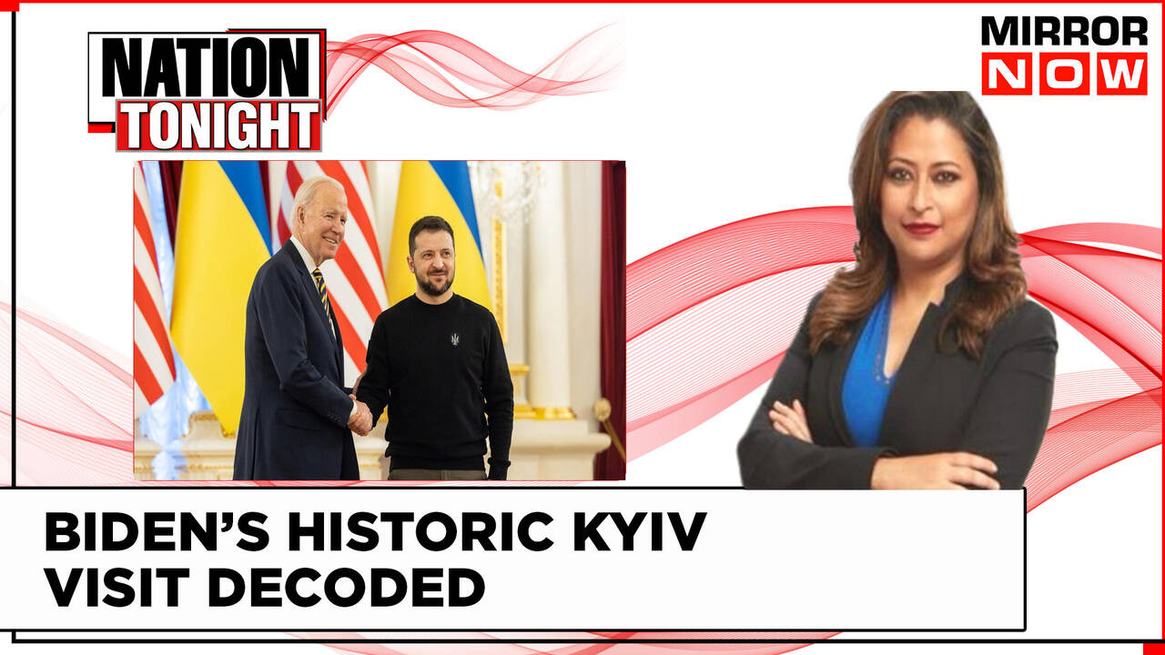 U.S. Prez Biden's Surprise Visit To Ukraine's Capital Kyiv, Pledges 'Unwavering Support ...