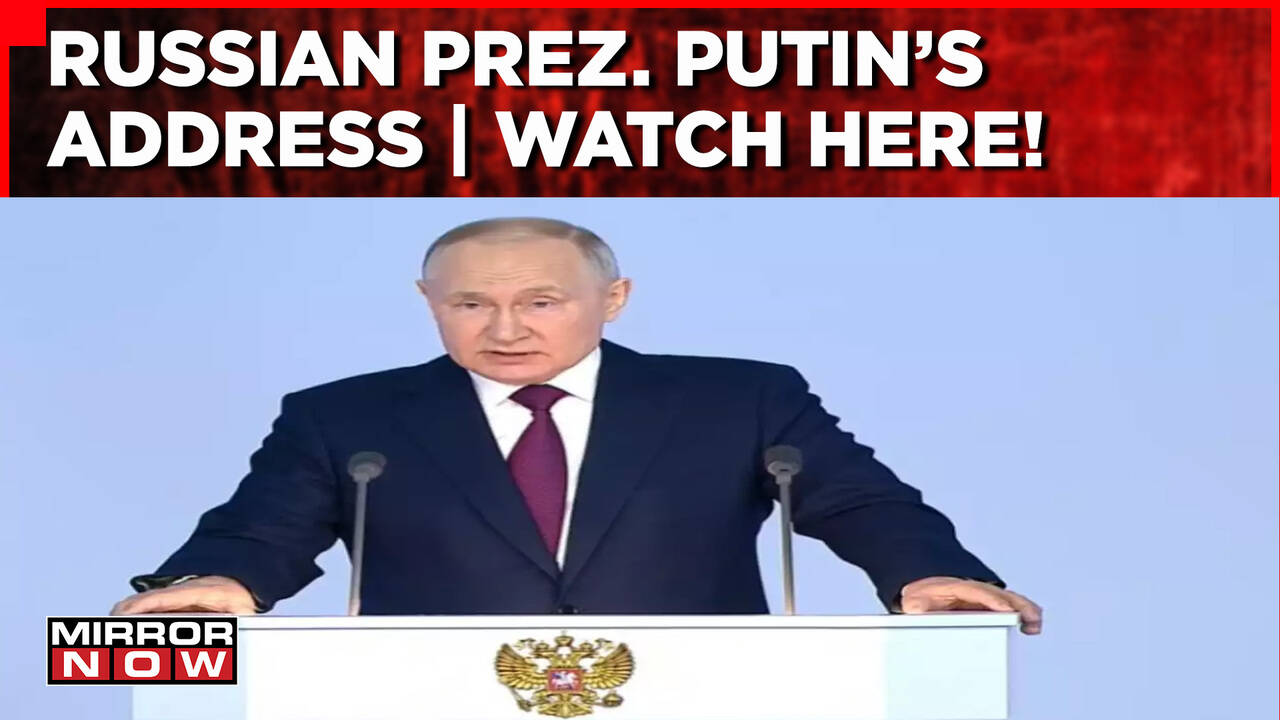 Russian President Vladimir Putin's Address Ahead Of Russia-Ukraine War ...