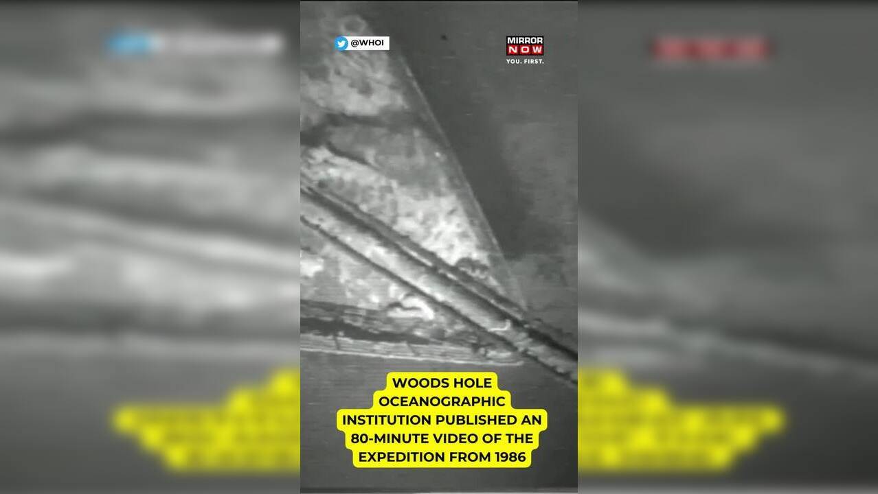 Extraordinary footage of Titanic of Titanic ship recorded in 1986 ...