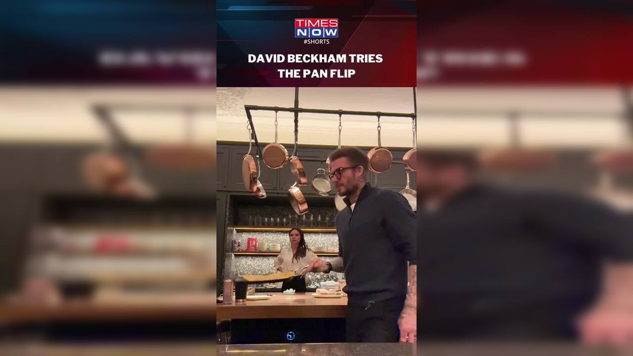 David Beckham's Pancake-Flip Video Goes Viral, Watch | Times Now