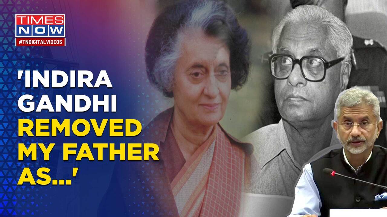 ‘Indira Gandhi Removed My Father’, Claims Jaishankar As EAM Remembers ...