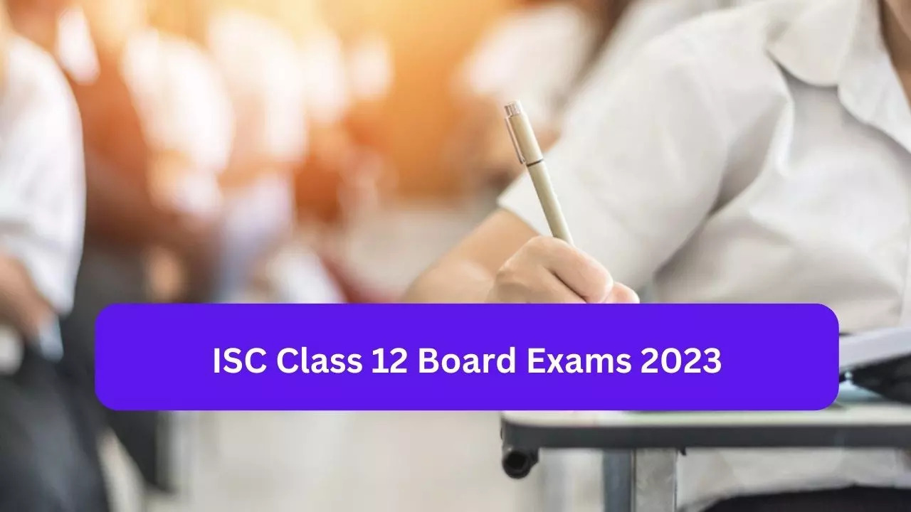 ISC Class 12 Economics Exam 2023 on February 24, download ISC specimen ...