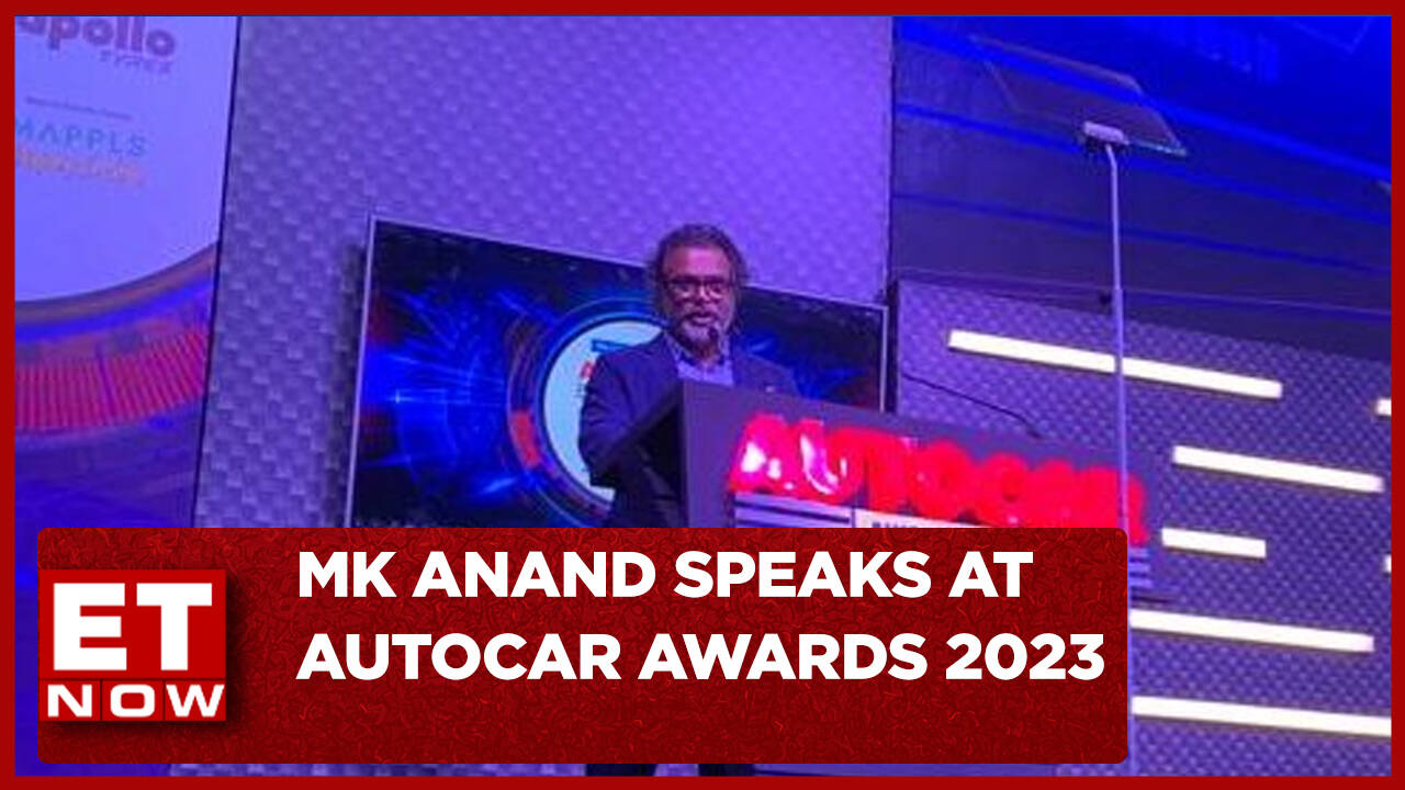 MD & CEO Of Times Network MK Anand Speaks At The Autocar Awards 2023 ...