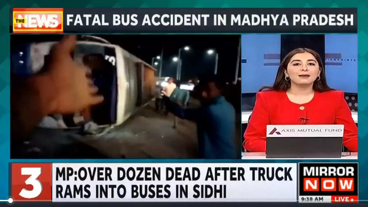 Fatal road accident in Madhya Pradesh: Truck rams into buses near Rewa-Satna border, 14 ...
