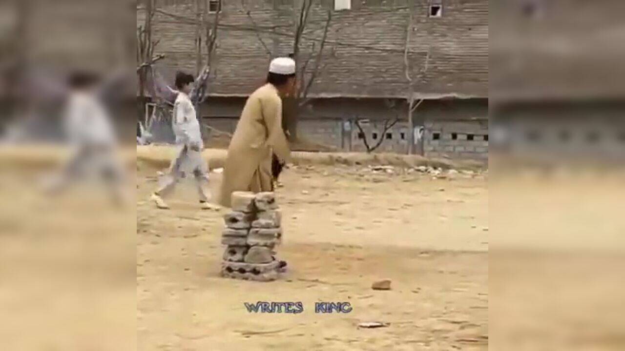 Viral video: Bat-less double amputee kicks ball to score in Gully Cricket