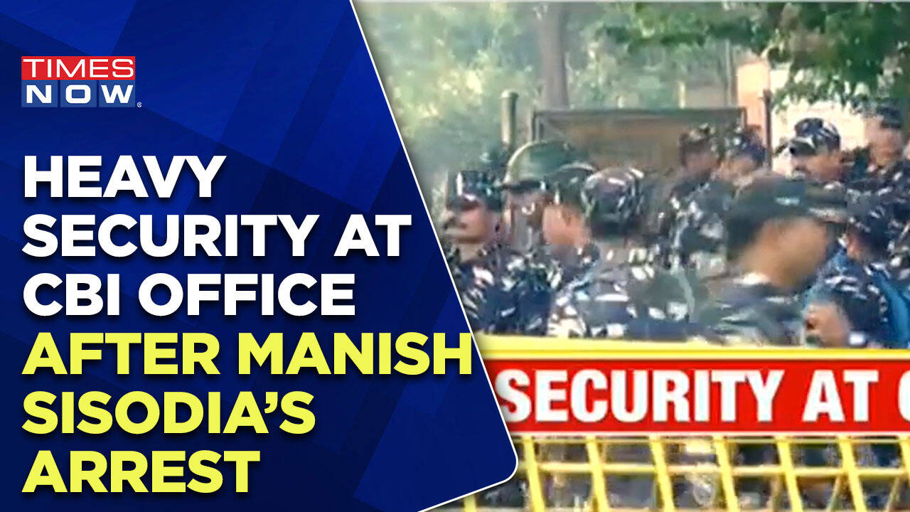 CBI Director Subodh Jaiswal Reaches CBI Head Quarter | Manish Sisodia Arrest | Times Now | Times Now