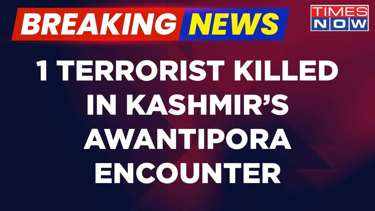 Breaking News: 1 Terrorist Killed In Awantipora Encounter | Big Win For ...