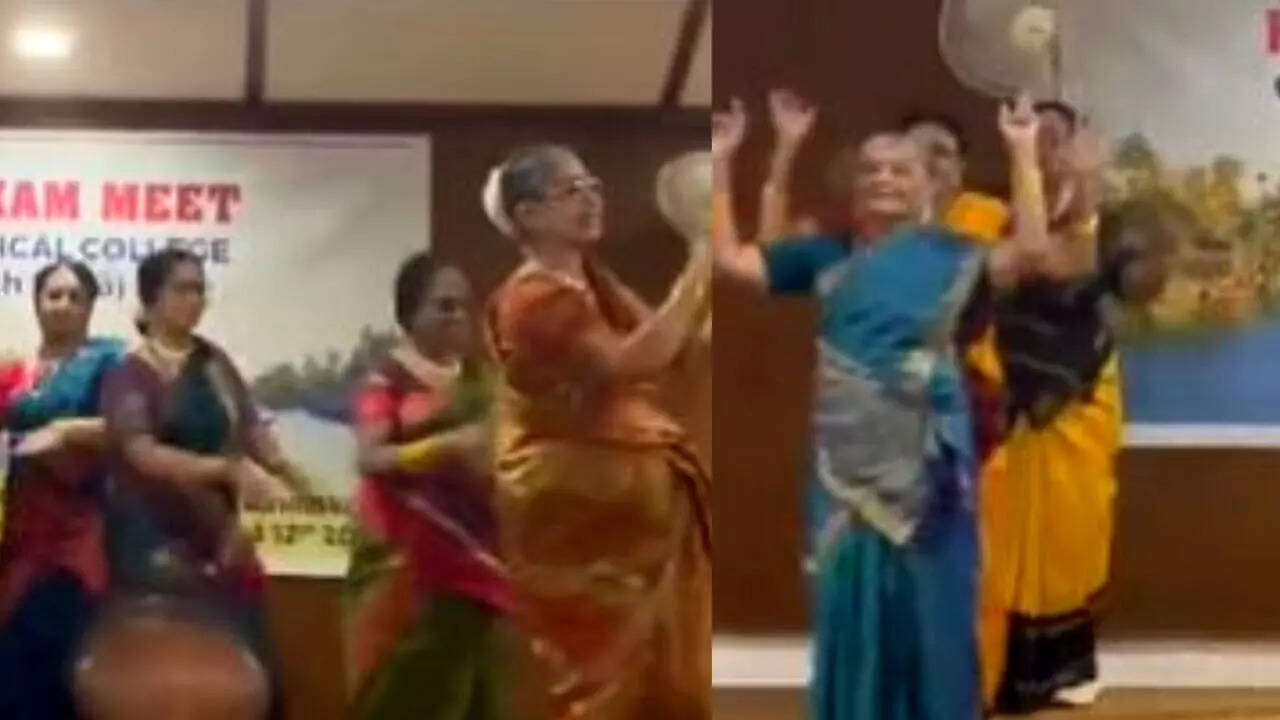 Viral video | Elderly female doctors dance to 'Pala Palli' at Calicut ...